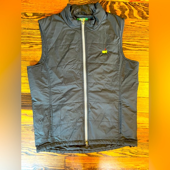 Masters | Jackets & Coats | Peter Millar Masters Logo Charcoal Vest ...